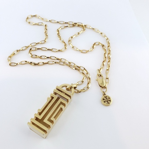 Tory Burch | Jewelry | Tory Burch Gold Necklace Fitbit Flex Storage ...